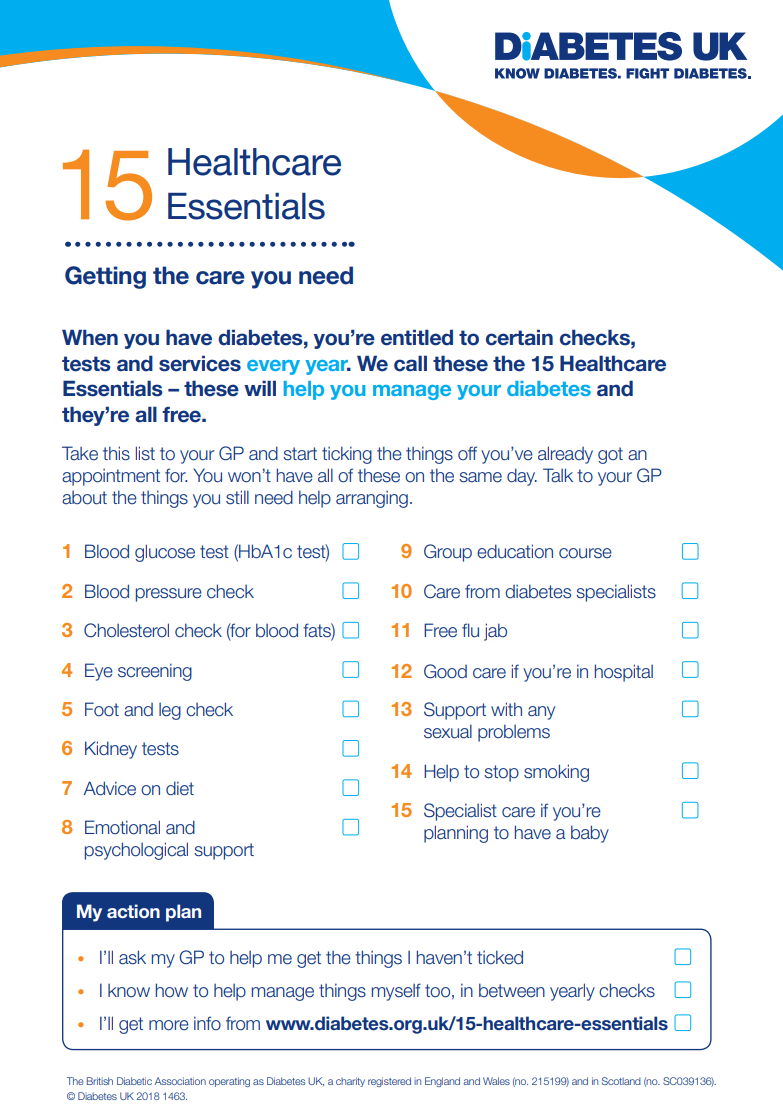 Making the Most of Your Appointments – Diabetes in Grampian