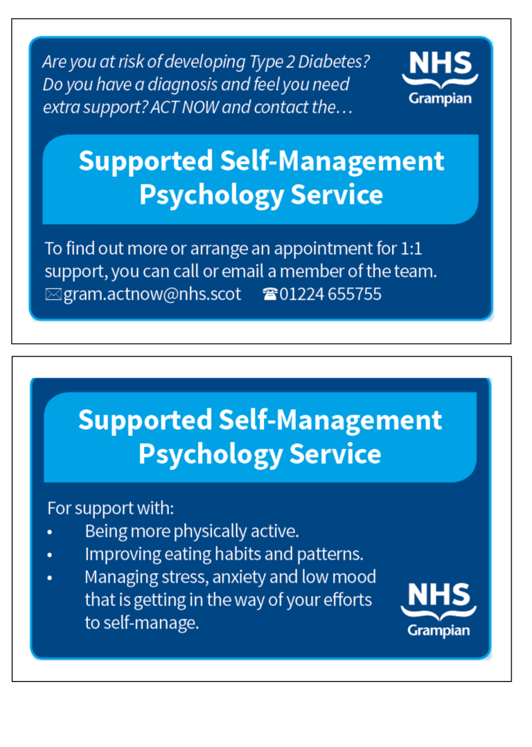 Self-management & Emotional Wellbeing – Diabetes in Grampian